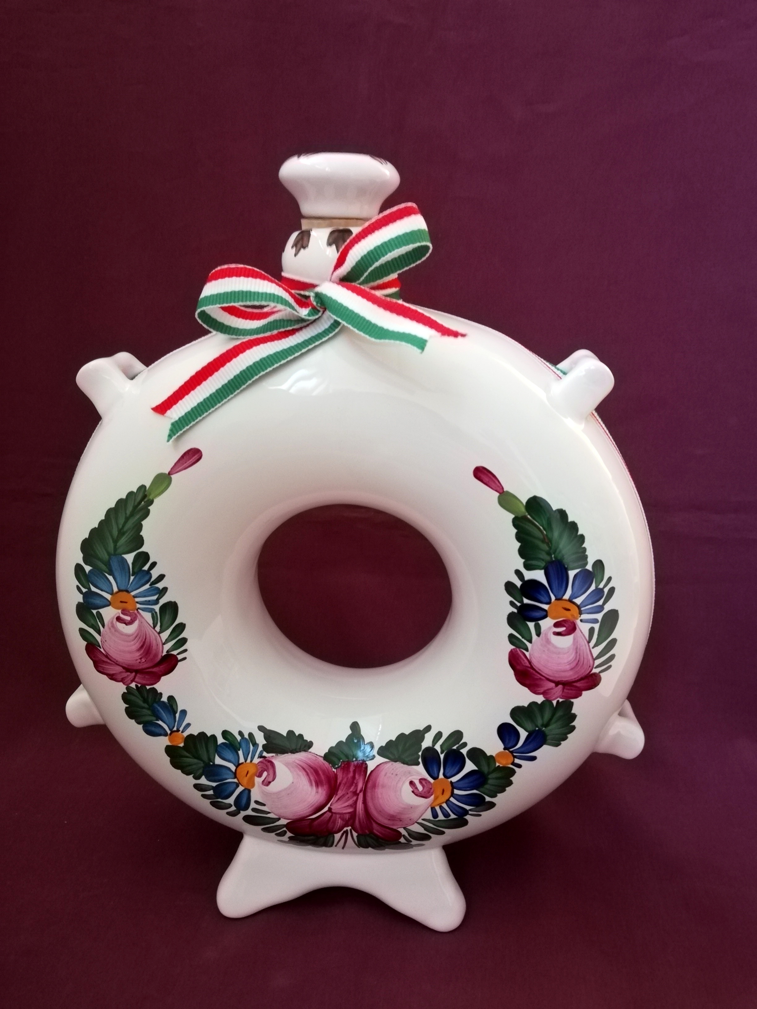 Nagy perec kulacs 2 literes - Puskár Andi Kerámia webáruház